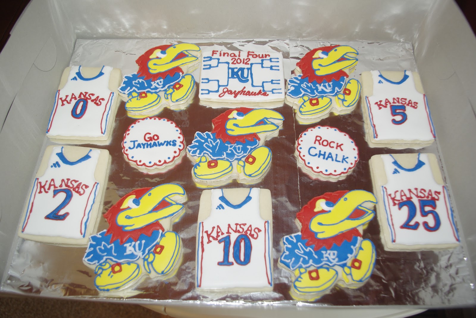 Sarah's Sweet Shoppe: Rock Chalk! Jayhawk!