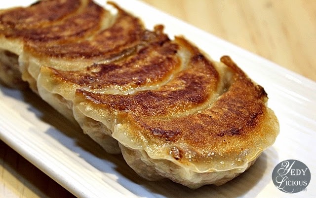 Bacon and Cheese Gyoza & Peanut Butter and Banana Gyoza at Osaka Ohsho ...