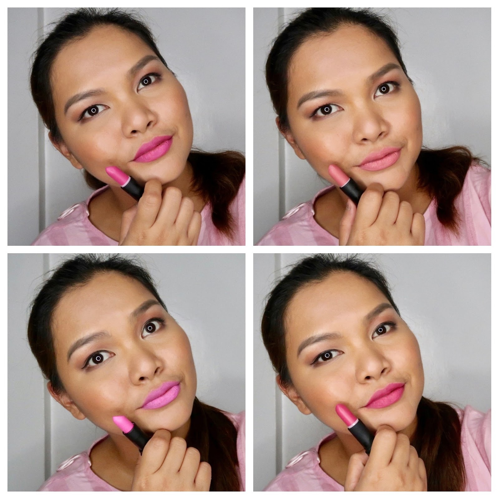 Avon True Color Perfectly Matte Lipstick: COMPLETE SWATCHES + Youtube Video