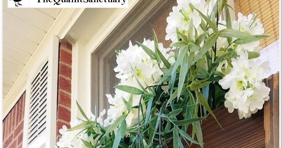 The Quaint Sanctuary: { The EASIEST Cottage Style Window Flower Boxes }