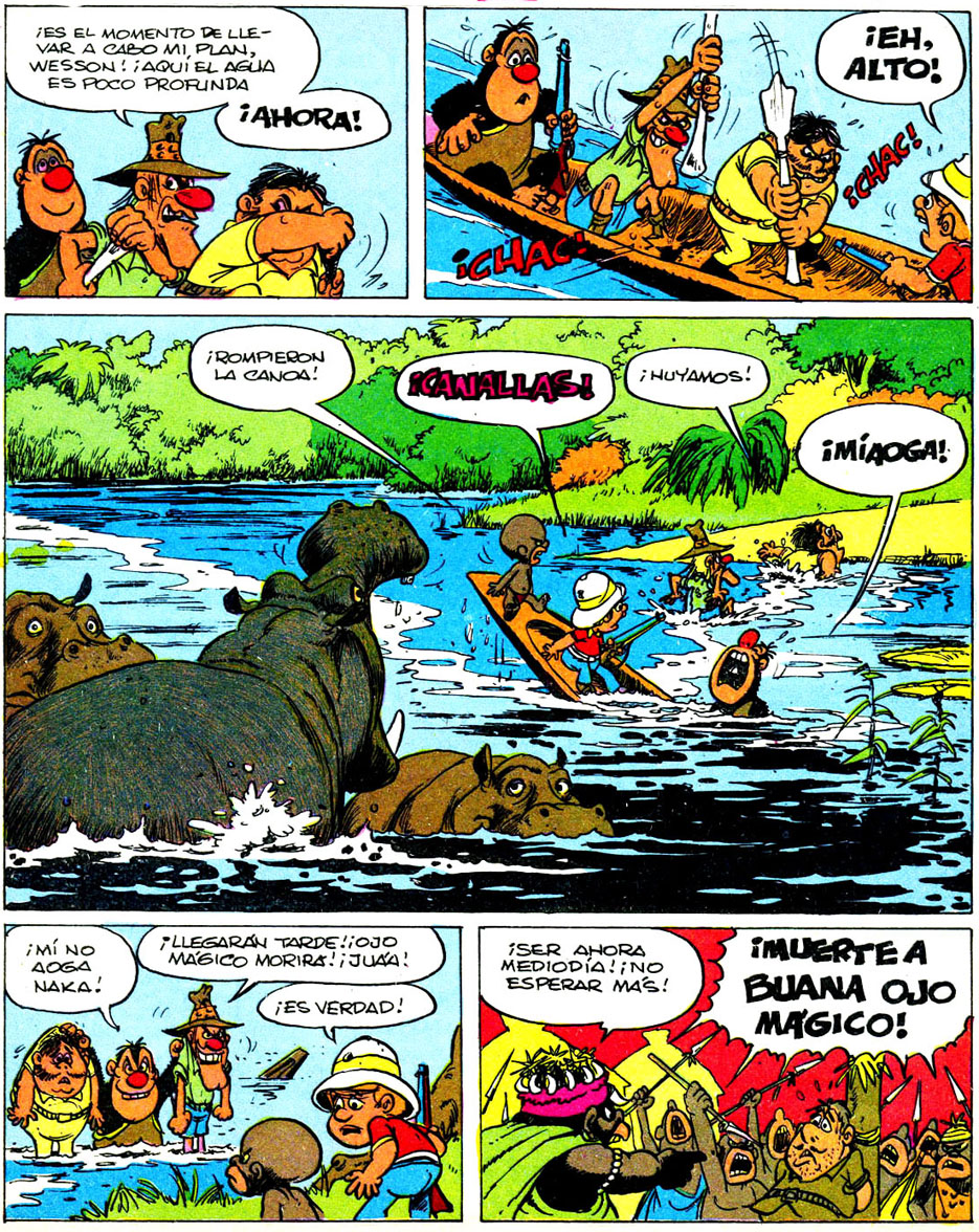 Los comics de Machete: Mampato y Ogú en el Congo