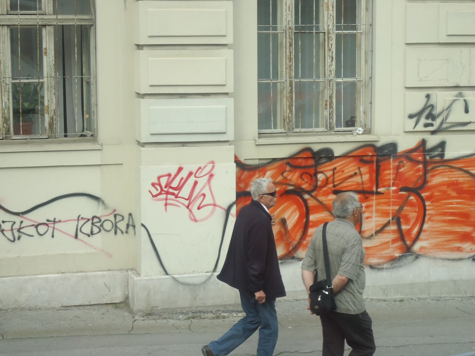 Gargoyles & Graffiti: Graffiti at Split, Croatia