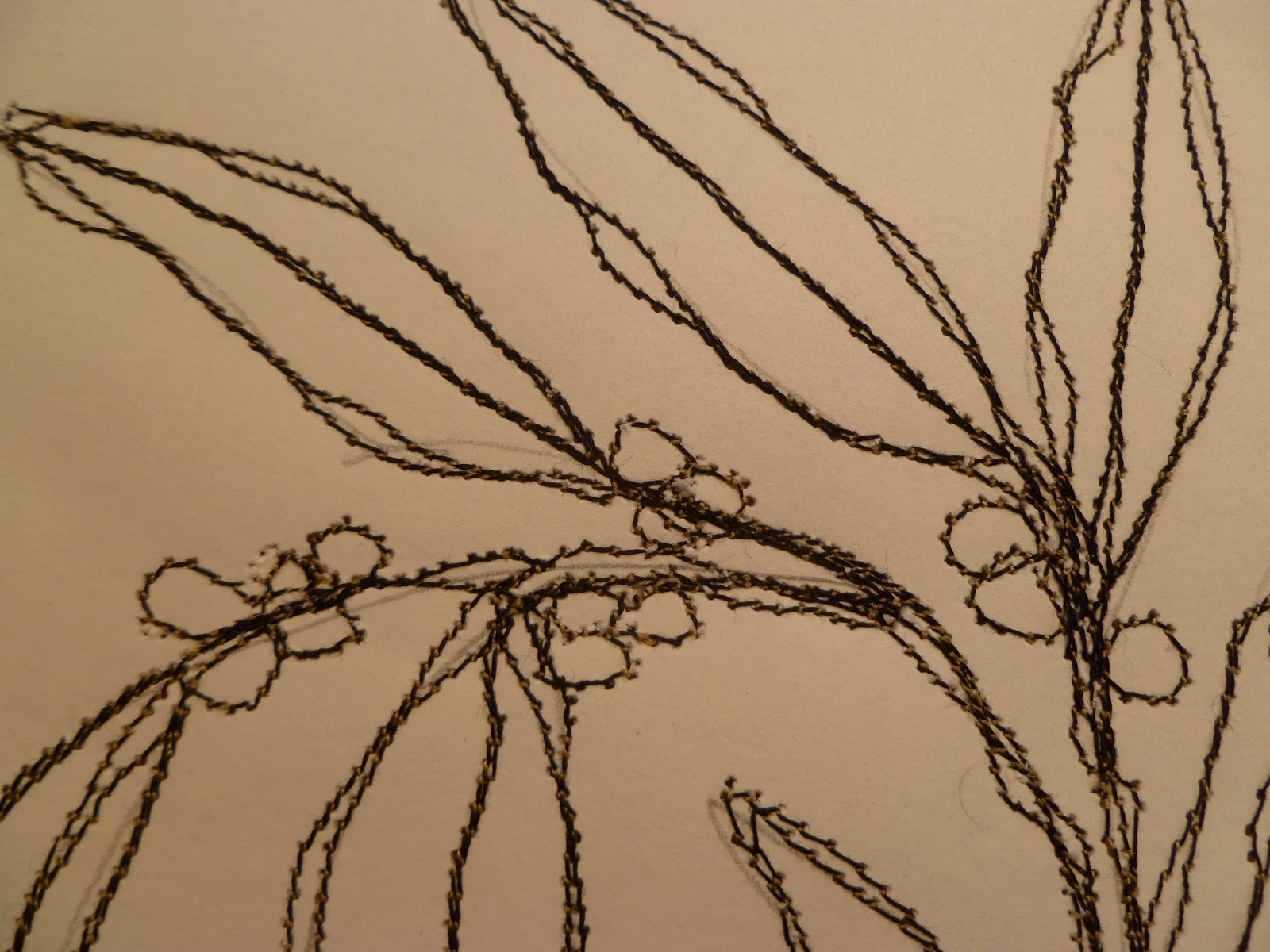 sew sew art: Technique #15 Free motion stitching plus