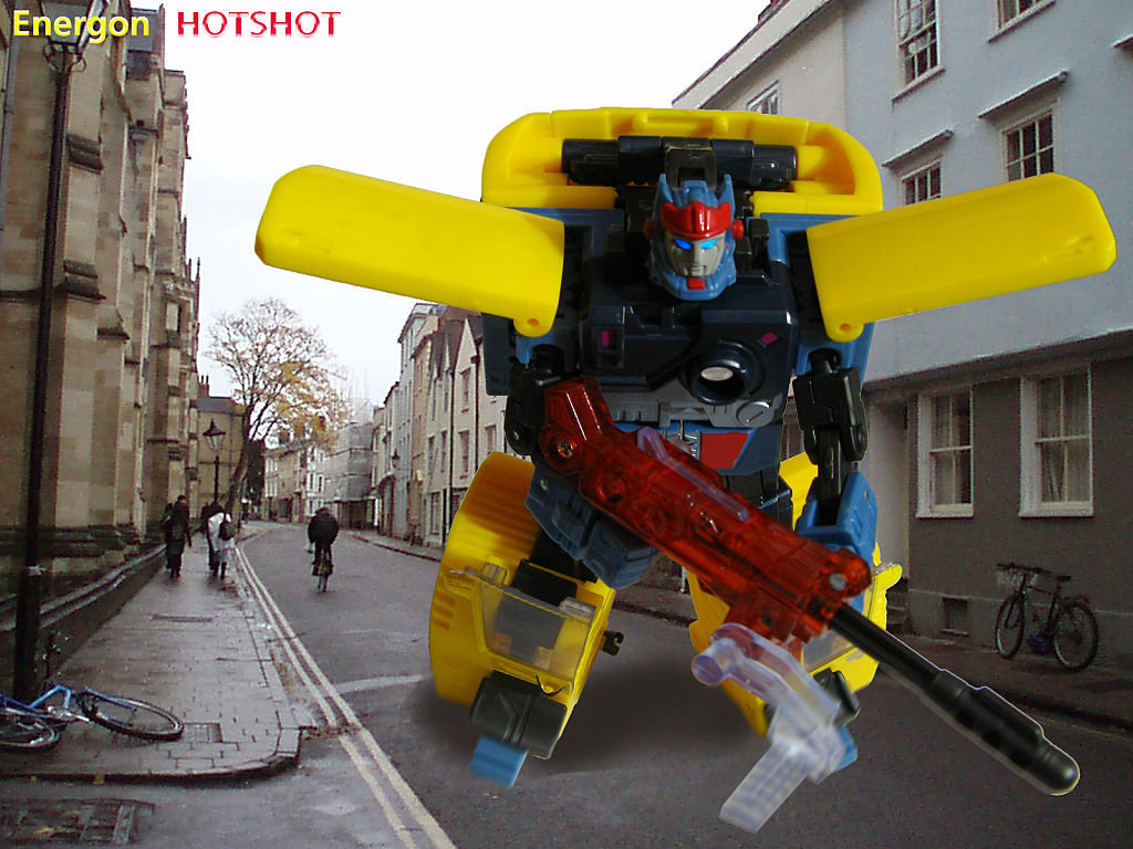 TRANSFORMERS ENERGON Deluxe class HOT SHOT & ENERGON Hot SHOT變形金剛能量源之戰 ...