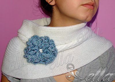 Ella's Place: Fular Tubular Alb