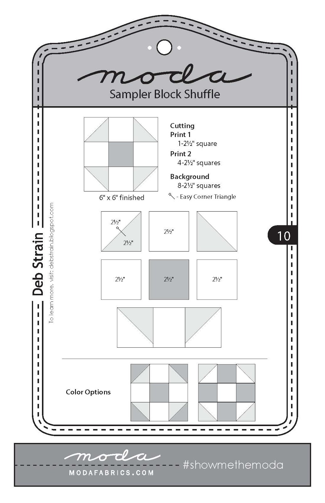 Quilters' Quarters: Moda Sampler Block Shuffle