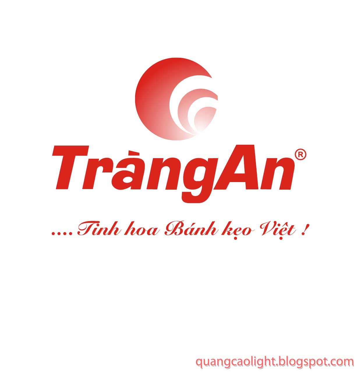 Logo bánh kẹo Tràng An file Vector - công ty in ấn