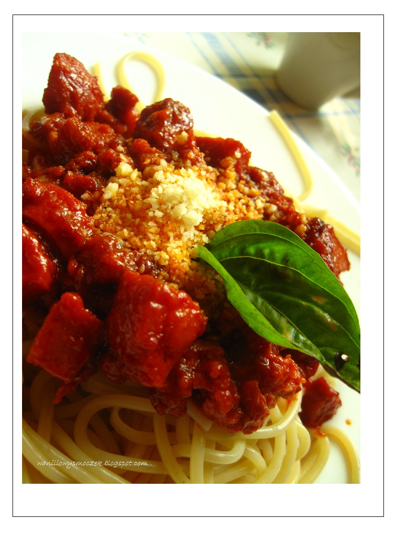 Z zapachem wanilii we włosach...: Spaghetti z "Ojca Chrzestnego ...