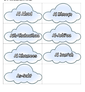 Arabic Vocabulary | TJ Homeschooling