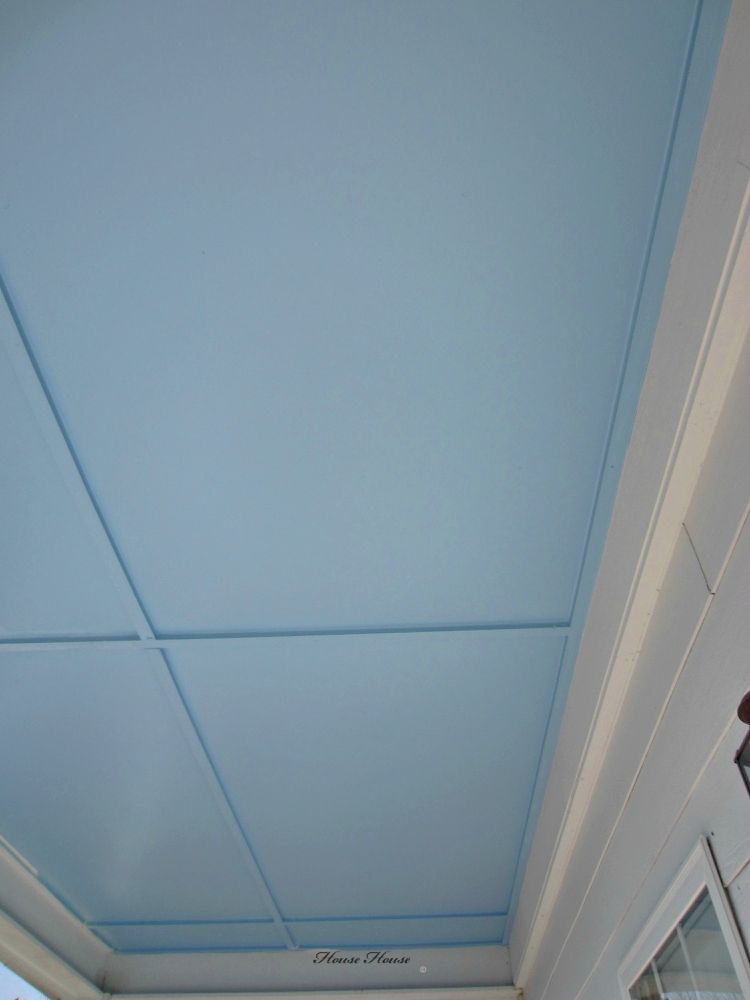 Hibiscus House: Hibiscus House Has A Haint Blue Porch Ceiling!