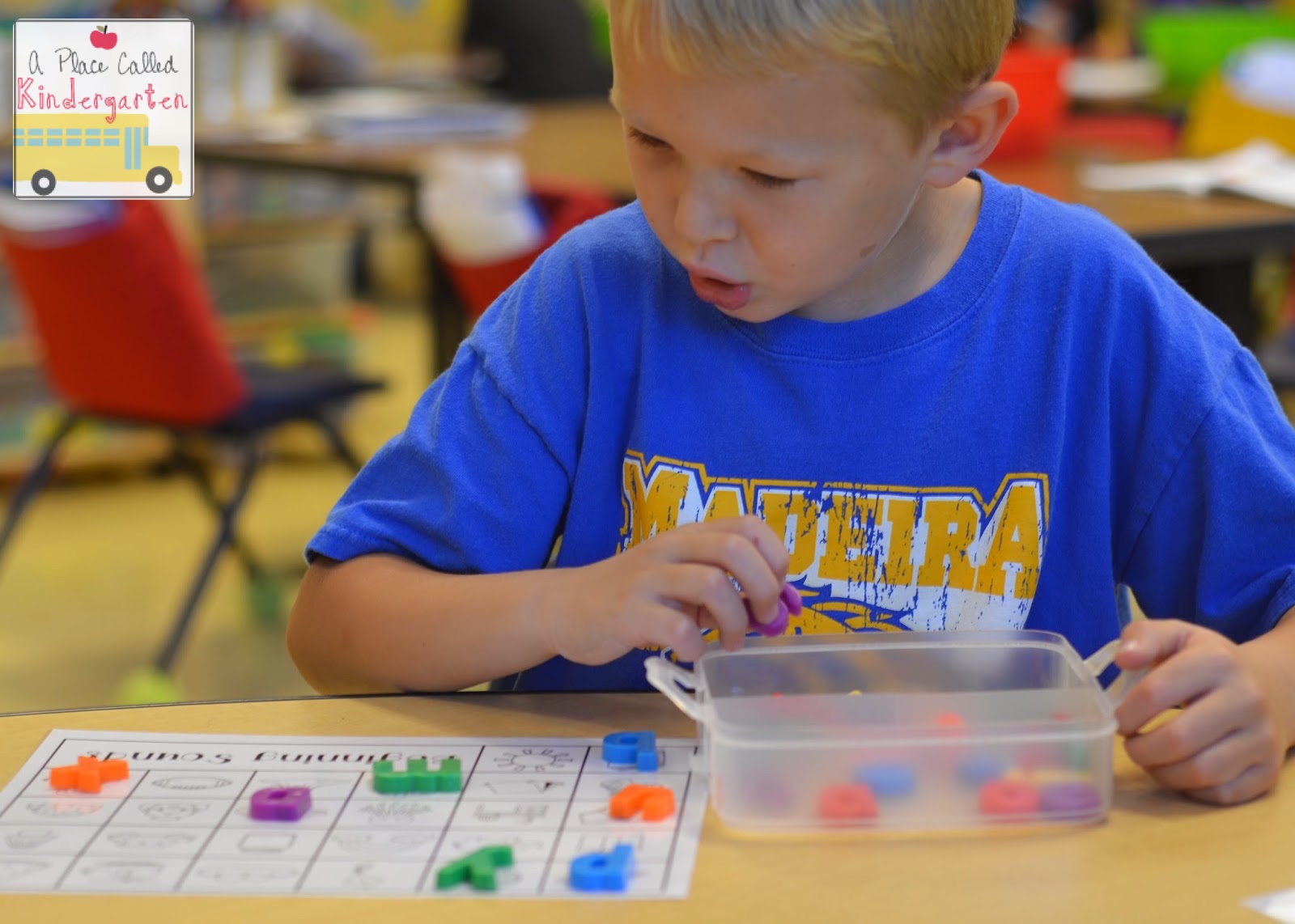 A Place Called Kindergarten: beginning sounds match up