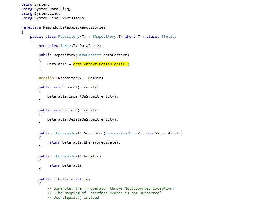 স্বপ্নের দুনিয়াতে স্বাগতম: C# Repository Pattern Example