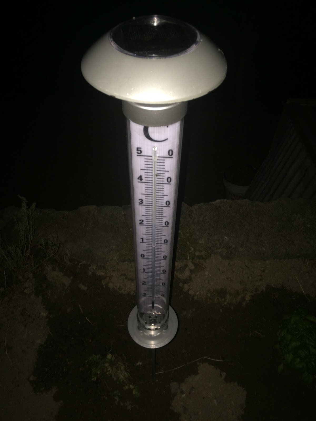 Angolo delle Recensioni: Termometro da giardino sunometer, ditta OneConcept