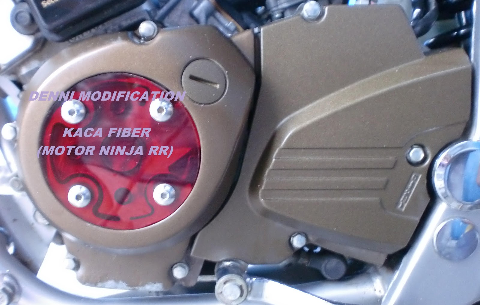 DENNI MODIFICATION: ALAT VARIASI = KACA FIBER GLASS ( MOTOR NINJA )