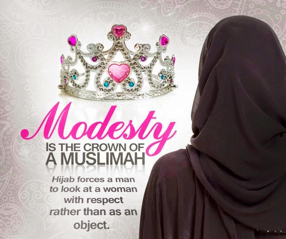 Modesty Is Crown of a Muslimah | Hijab Styles, Hijab Pictures, Abaya ...