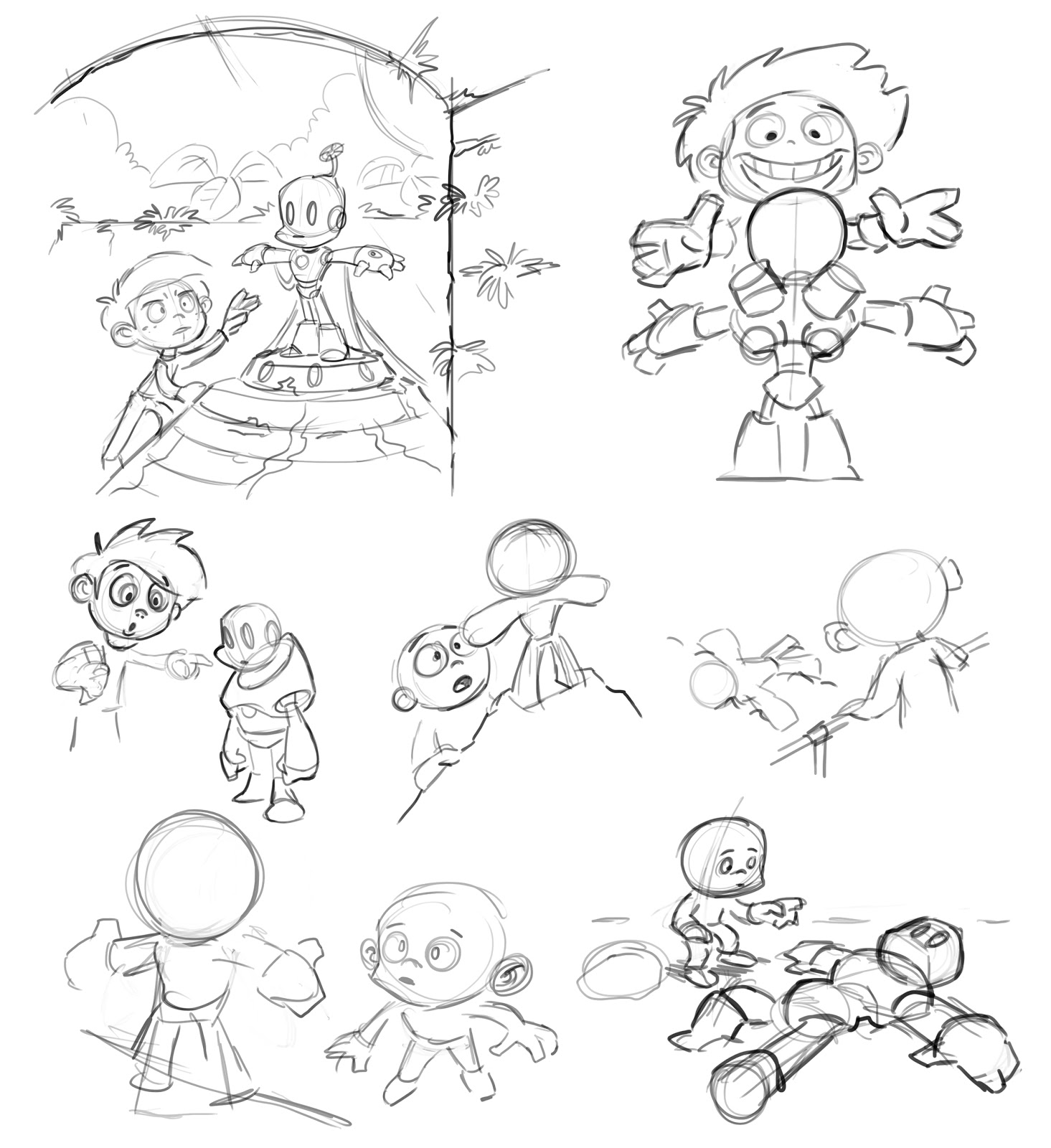 Learning drawing principles: Story