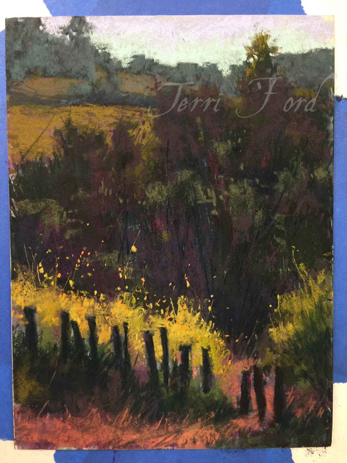 Cobalt Violet: Terri Ford Pastel Workshop and Ojai Preserve Painting in ...
