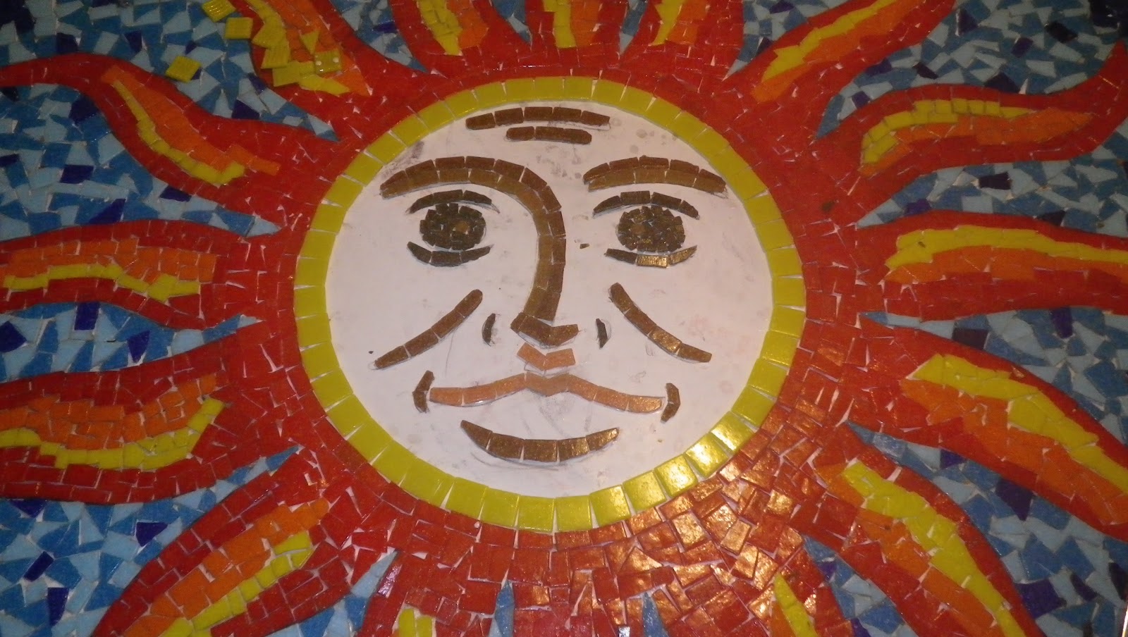 Trabalhos em Mosaico: Mesa Sol