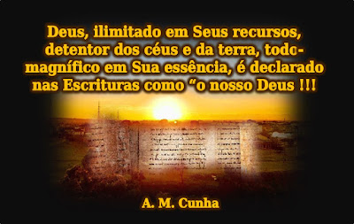MORADAVIVA: O DEUS DAS ESCRITURAS É O NOSSO DEUS