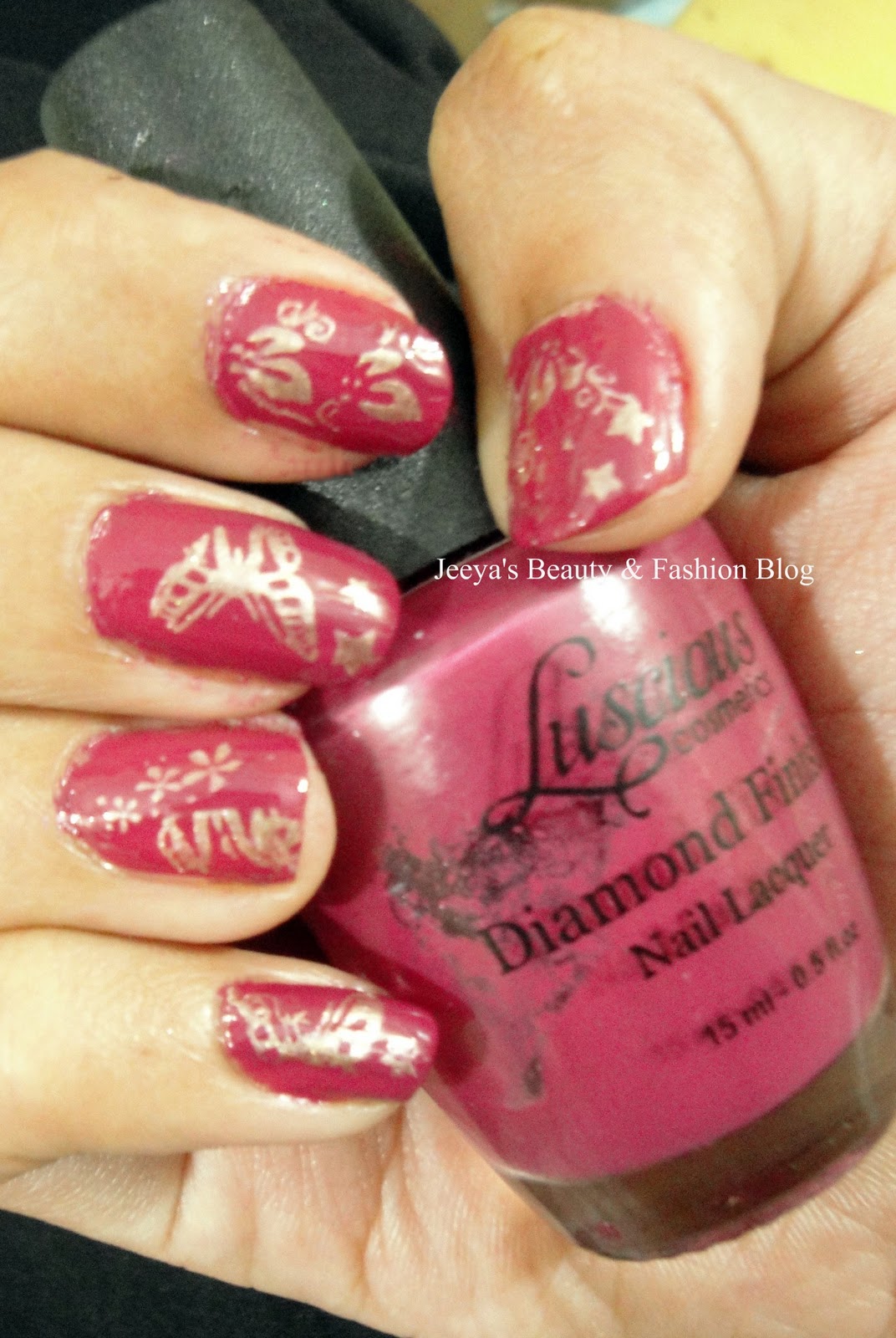 Jeeya's Beauty & Fashion Blog: NOTD : Luscious nail lacquer in glazed ...