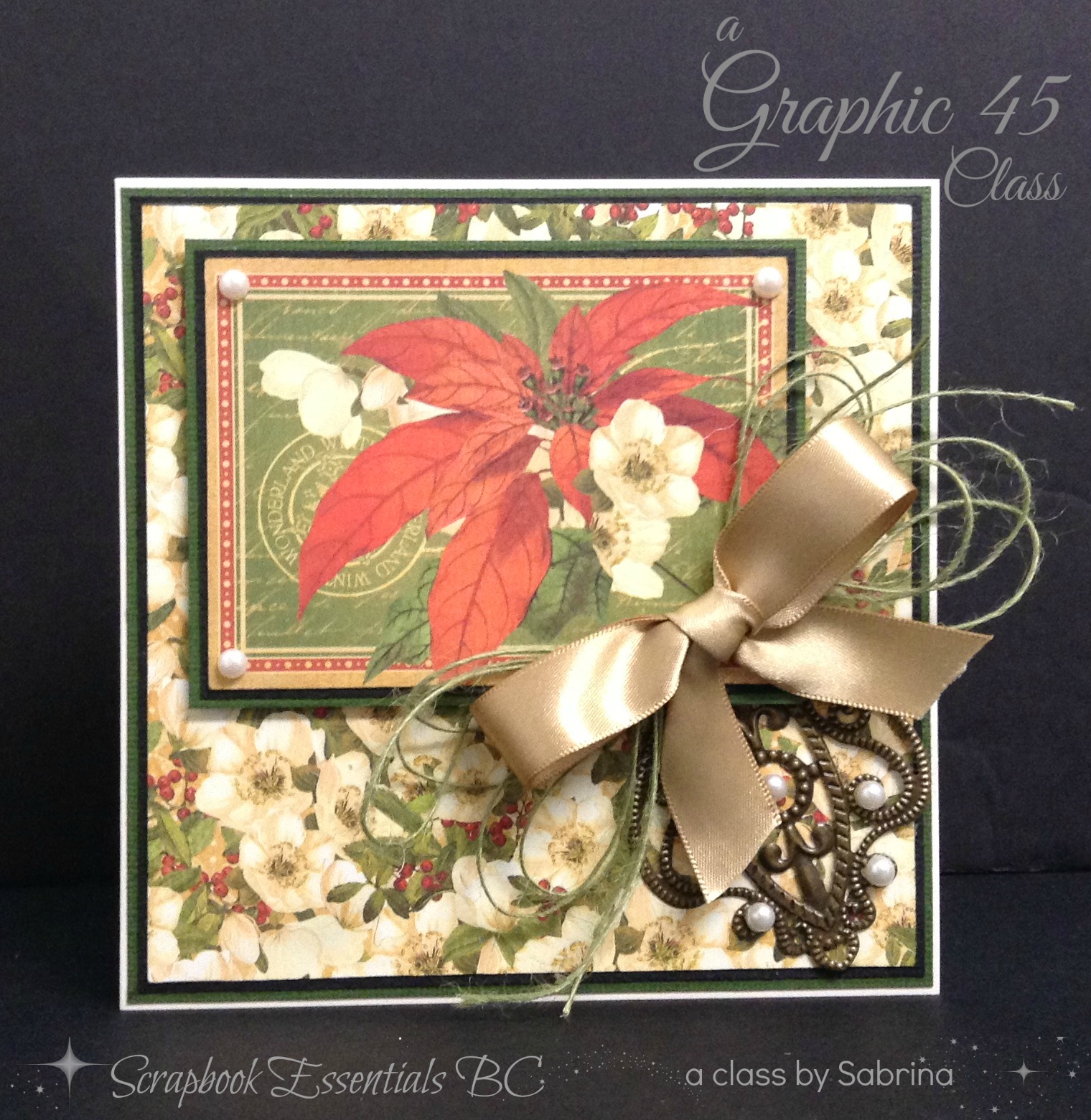 Favourites of 2017 # 2 - Graphic 45 Card Classes | Aspiring to Creativity