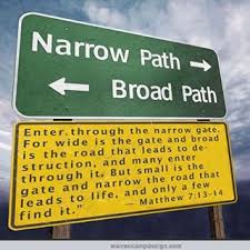 Bible verses about the narrow path