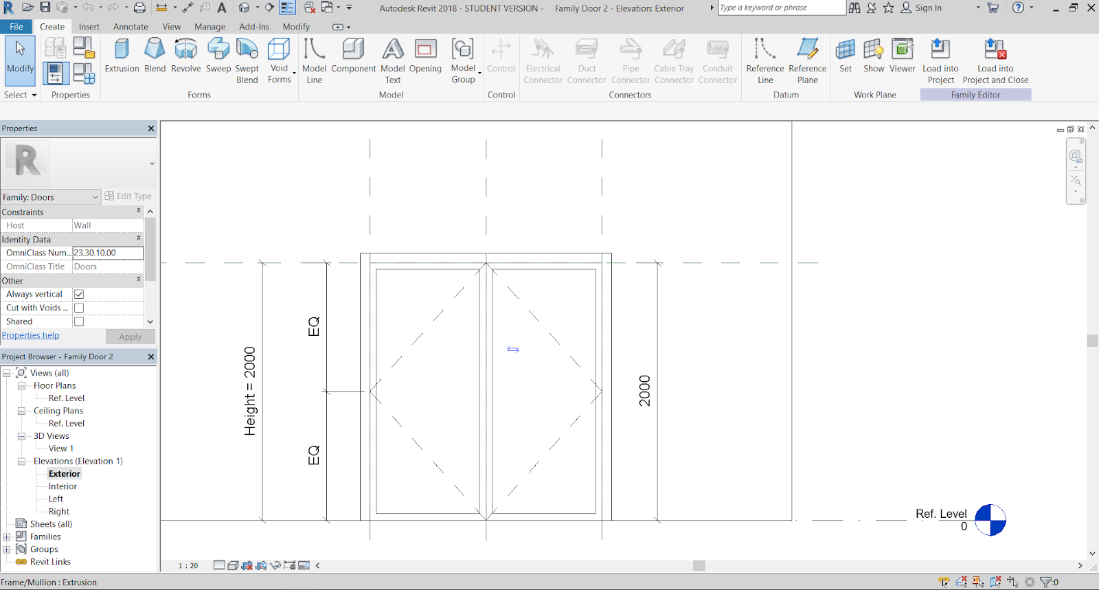 Computer Applications - Project 1: Revit Modeling & Documentation