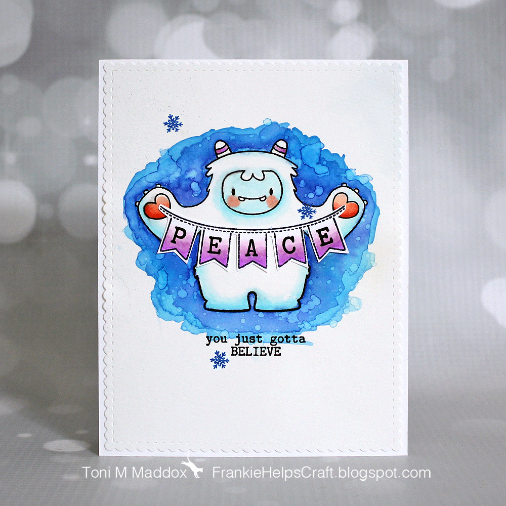 Frankie Helps Craft: Peace Yeti