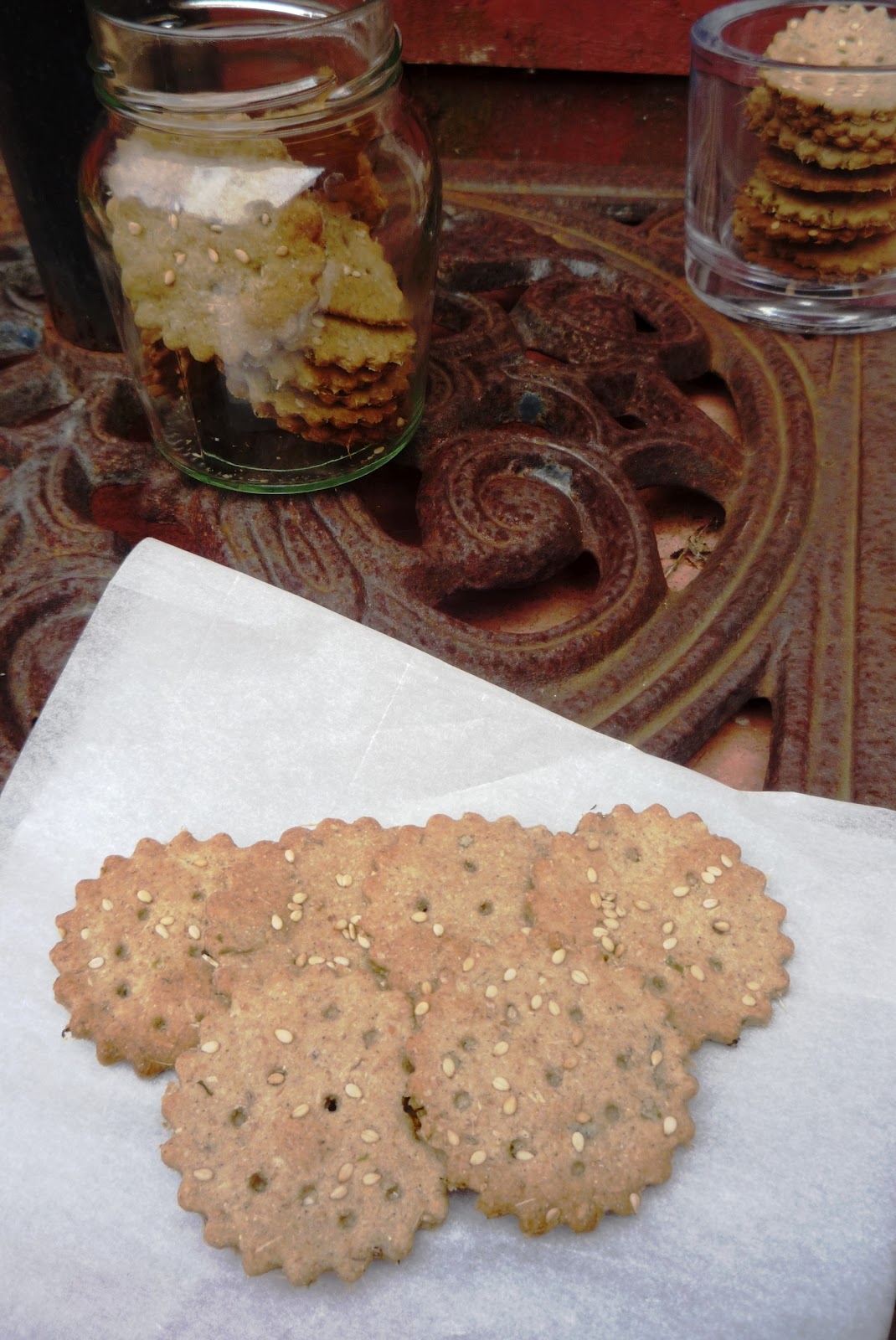 Multi Flour Crackers | J Cooking Odyssey