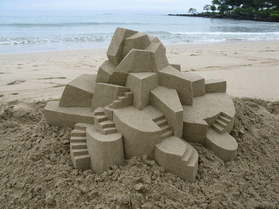 Selvage Blog: Creative Sandcastles!
