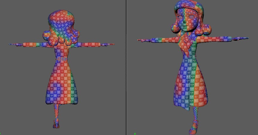 Paris Lucke 3D Artist Blog: A Time Apart: UV Mapping Rosa