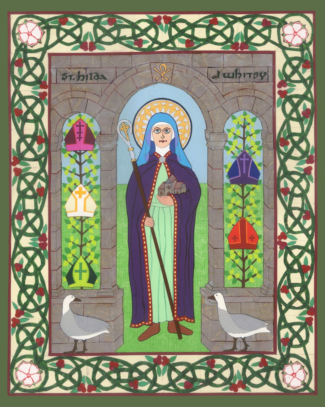 Art by Raber: St. Hilda Icon