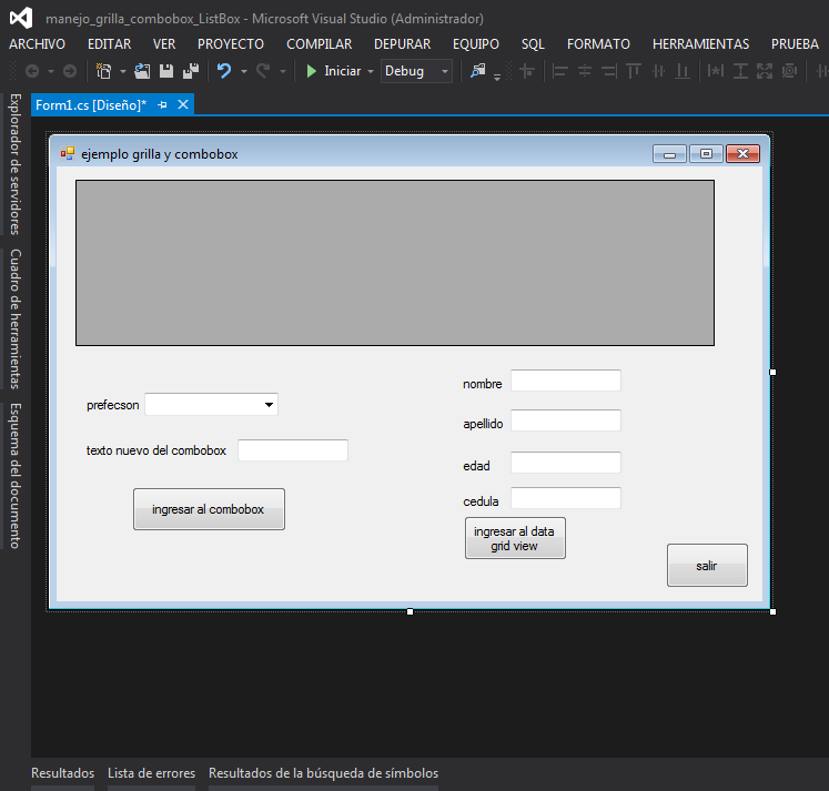 Therussianbassmanprogramer Programacion C Data Grid View Combo Box 