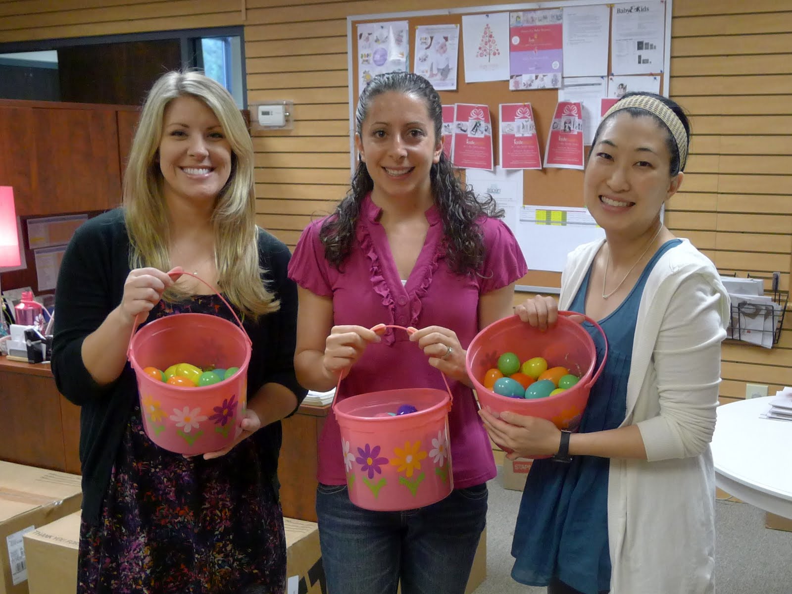 David + Jen = Max: Easter Egg Hunt at Work!!