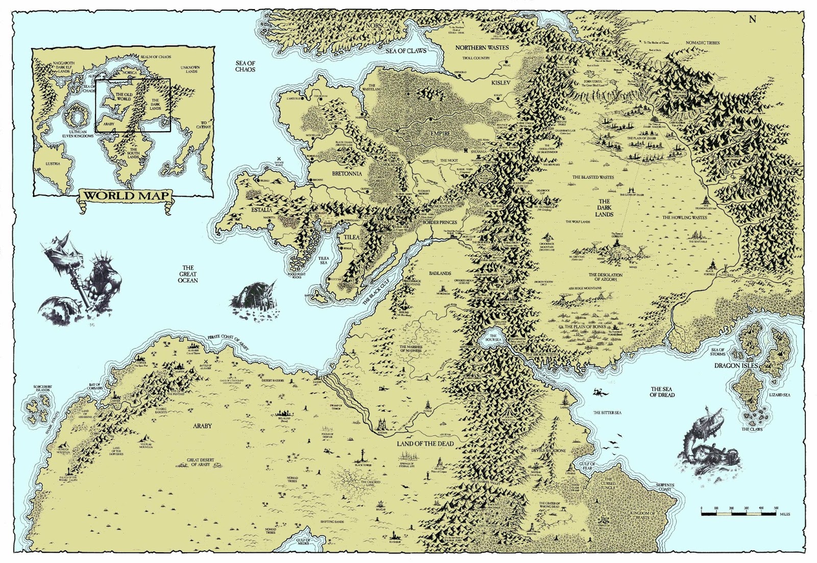 Blog de Staurous: Mapa Interactivo del Viejo Mundo (Warhammer Fantasy)