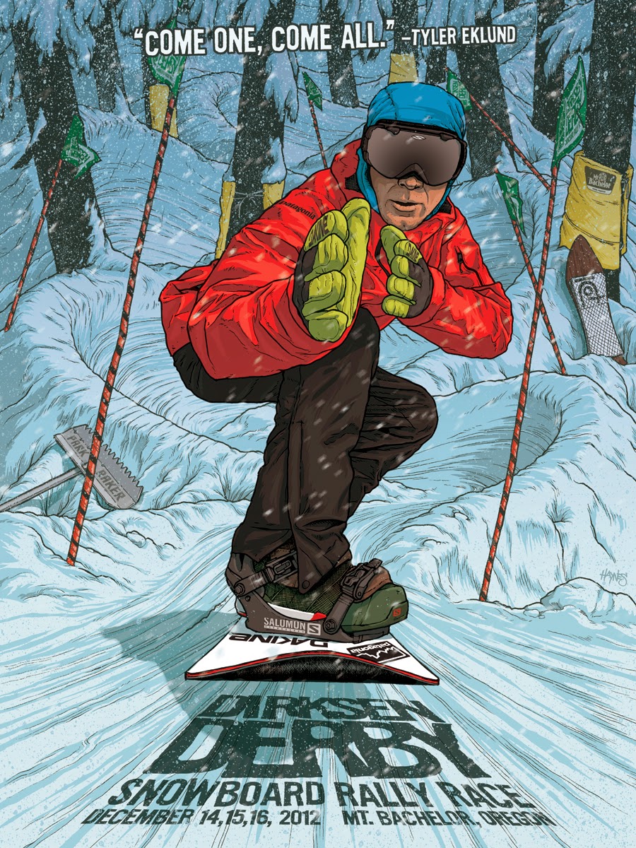 Art Inspiration: Banked slaloms have all the best posters | illicit Blag