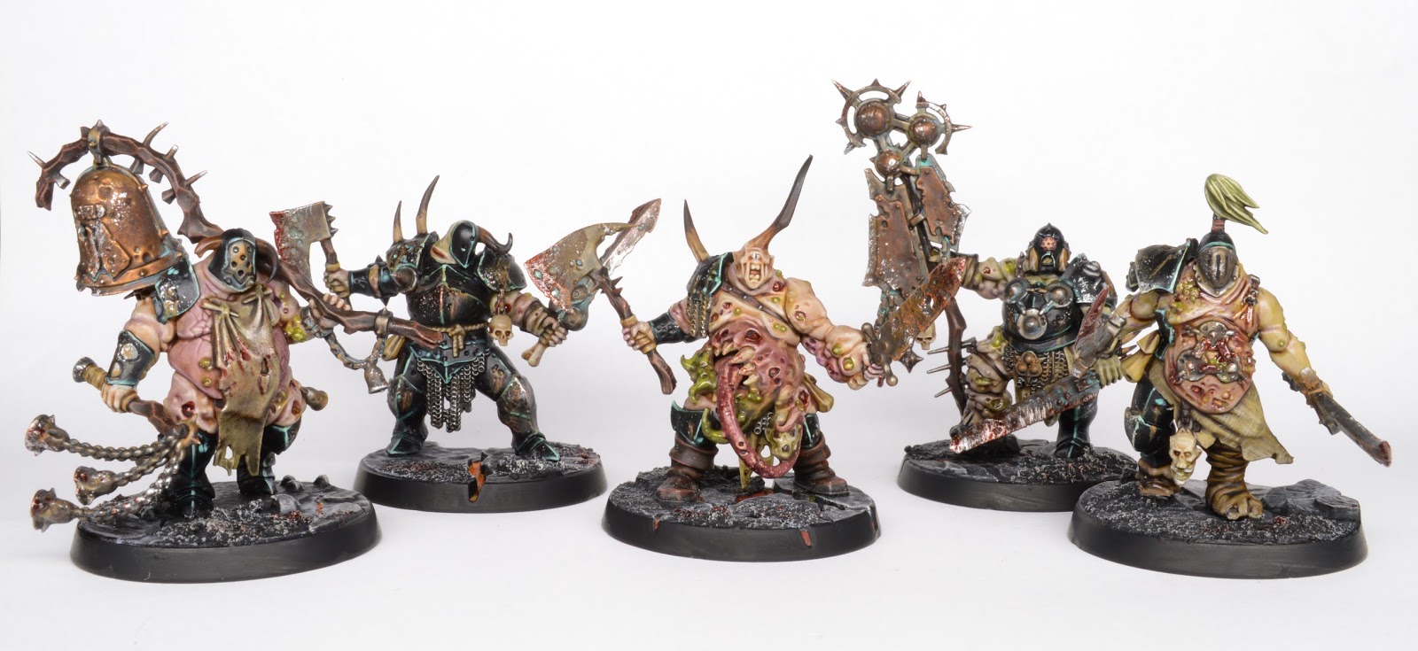 Showcase: Nurgle Putrid Blightkings - Tale of Painters