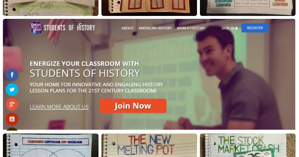 Students of History: Interactive Notebook Pages for World and US History