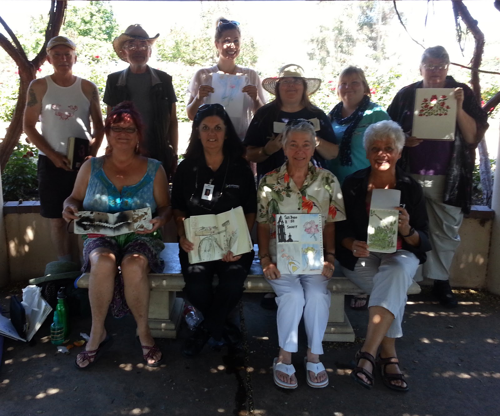 Arty Velarde: Rose Garden, Balboa Park, San Diego