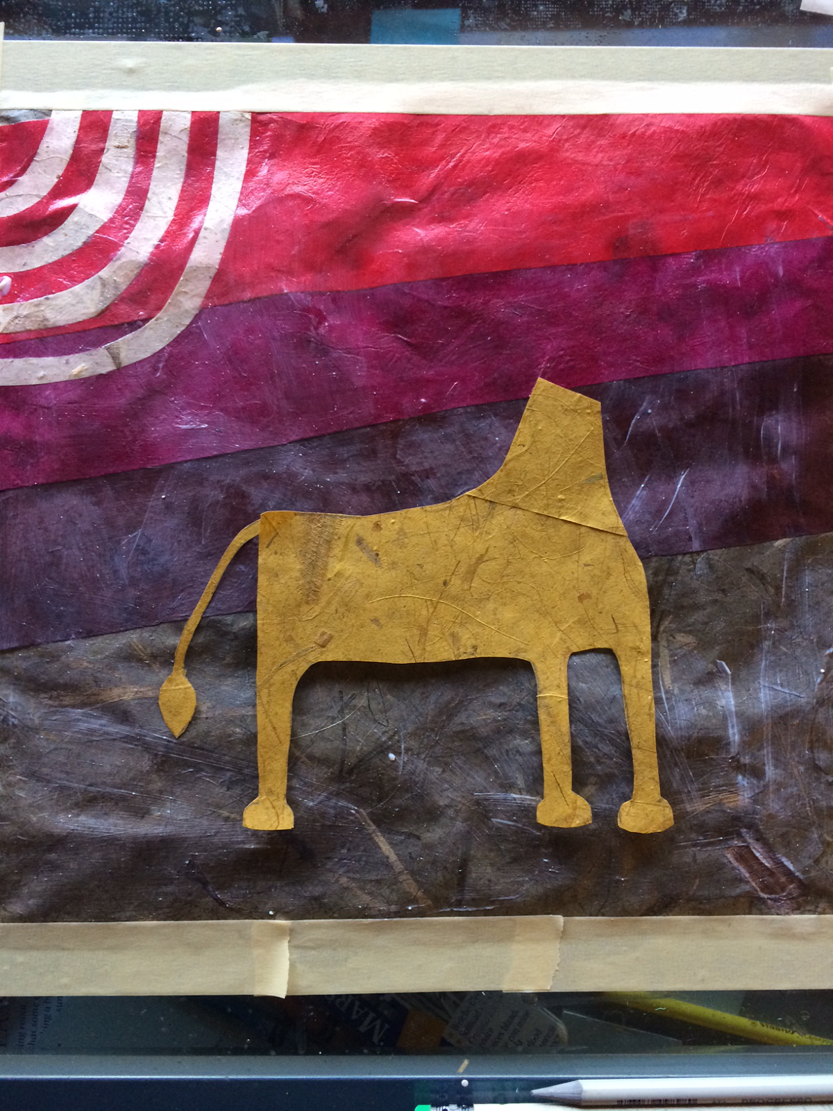 Crafty Lion Collage - How to Make Your Own