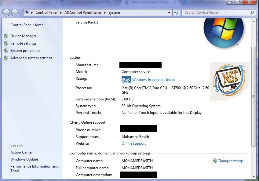 Add Customized Strings (OEM Information) in System Properties Dialog ...