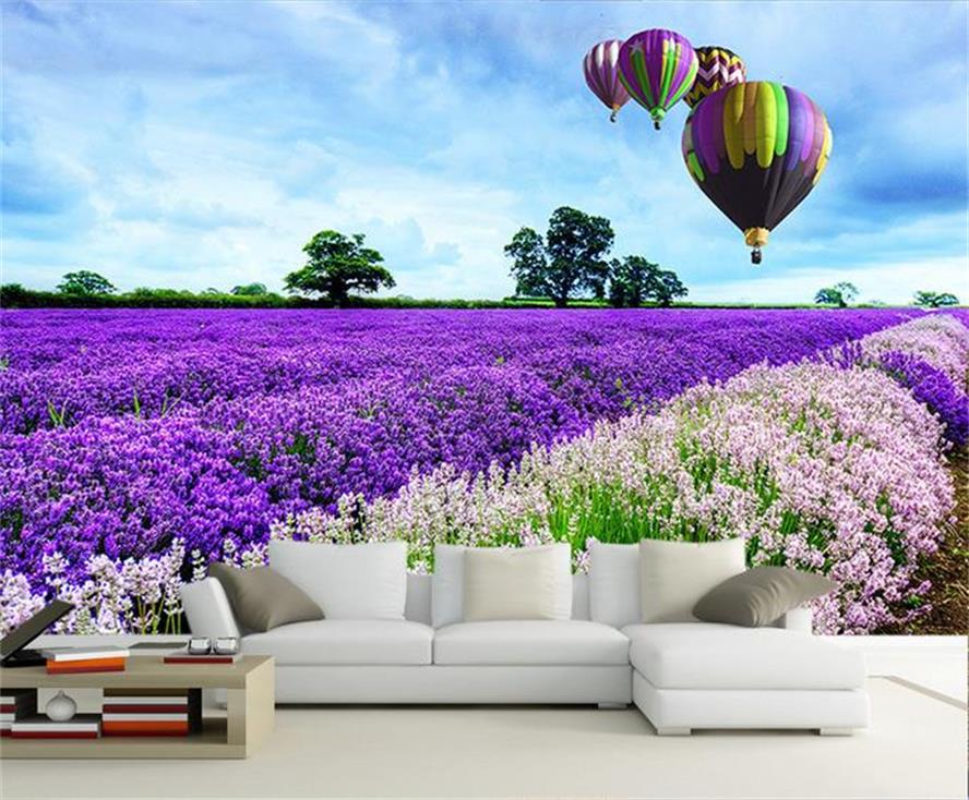 Cinci modele de fototapet cu lavanda, in trend in anul 2019