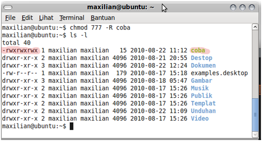 KONSEP OWNER GROUP & OTHER PADA FILE AKSES(RWX) DI LINUX