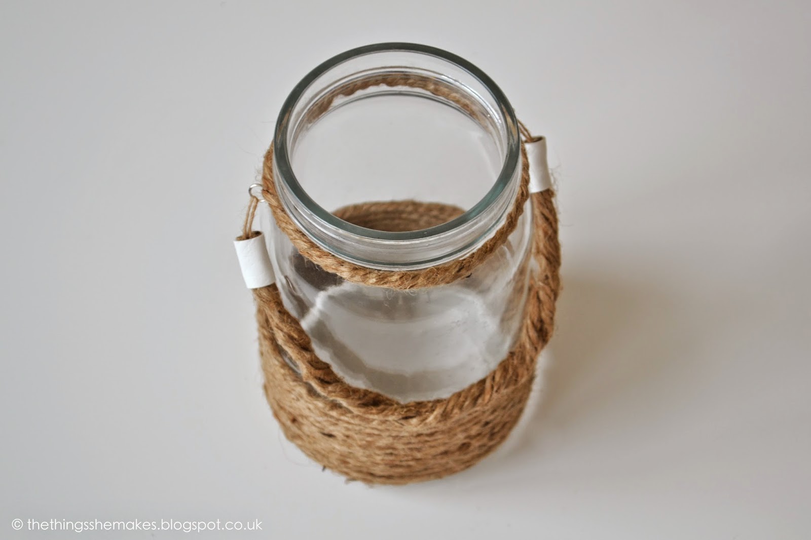 Rope Jar Lanterns | The Things She Makes