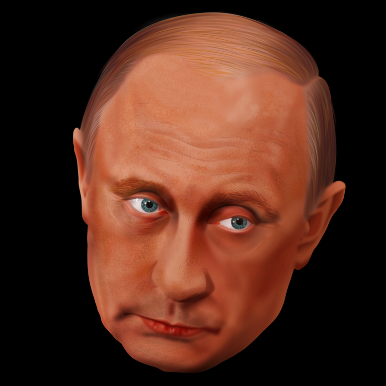CommuniCats: Vladimir Putin - vector portrait