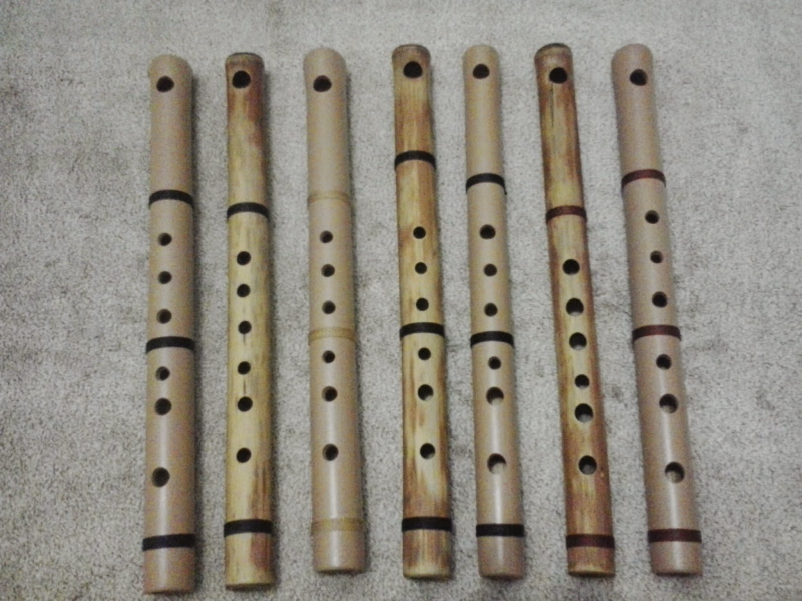 Pífano, Pífaro afinados em Dó - Flautas Artesanais