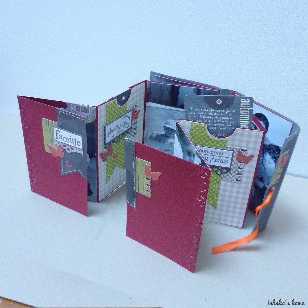 Isbaha's home: A fast and easy mini album tutorial