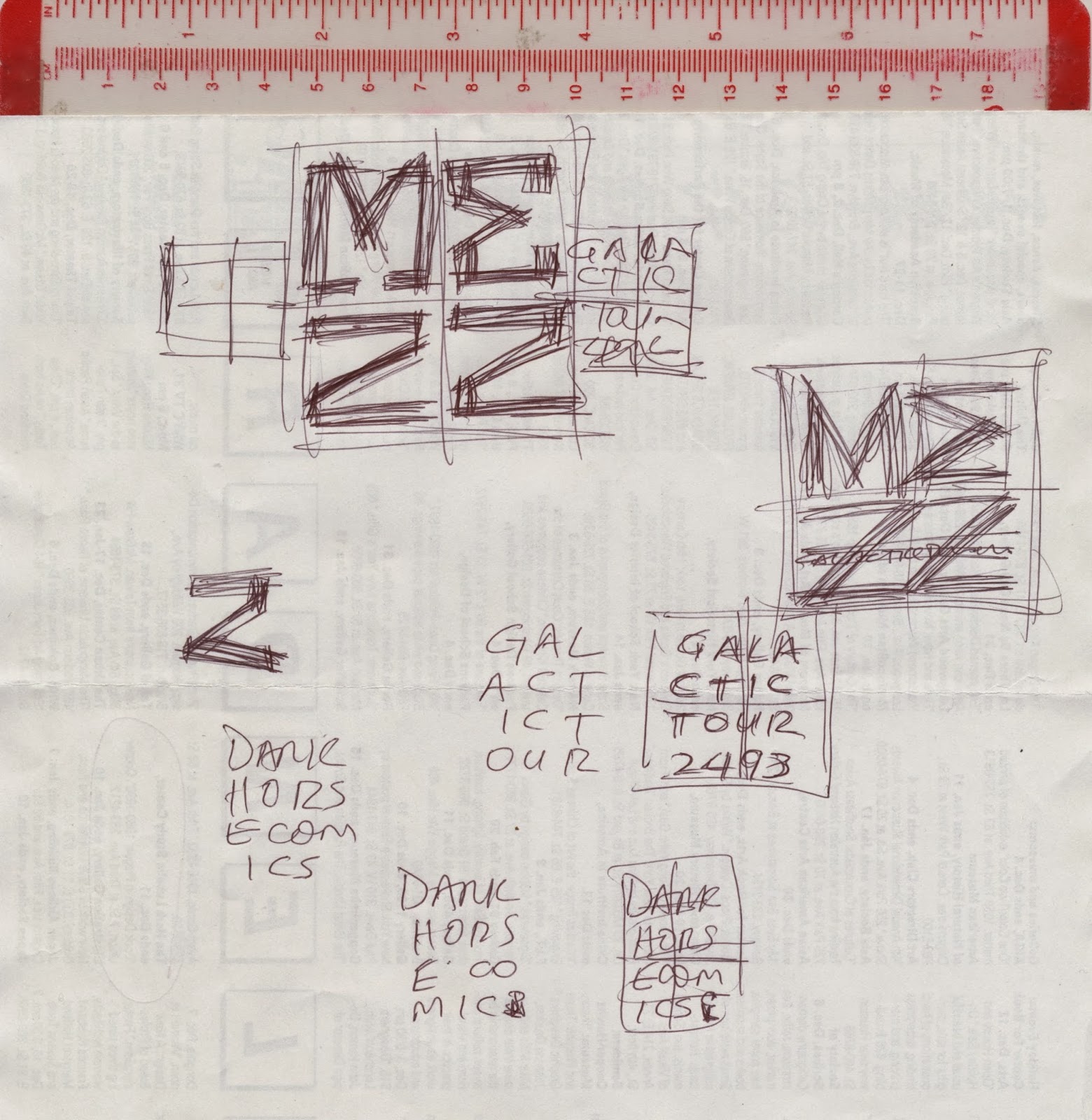 Tenth Letter of the Alphabet: Anatomy of a Logo: Mezz Galactic Tour 2493