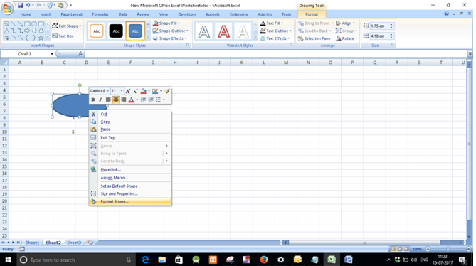 Computer Cool Tricks: How to add shapes in excel easily - Instantly