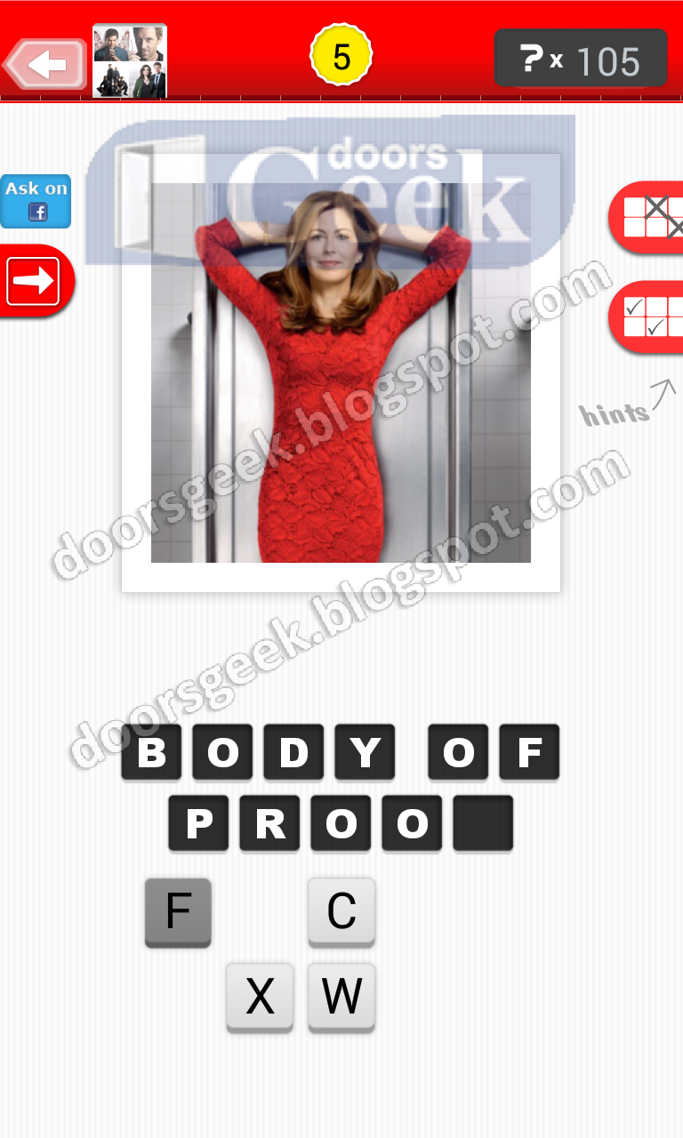 Guess the TV Show - Level 13-5 Answer ~ Doors Geek